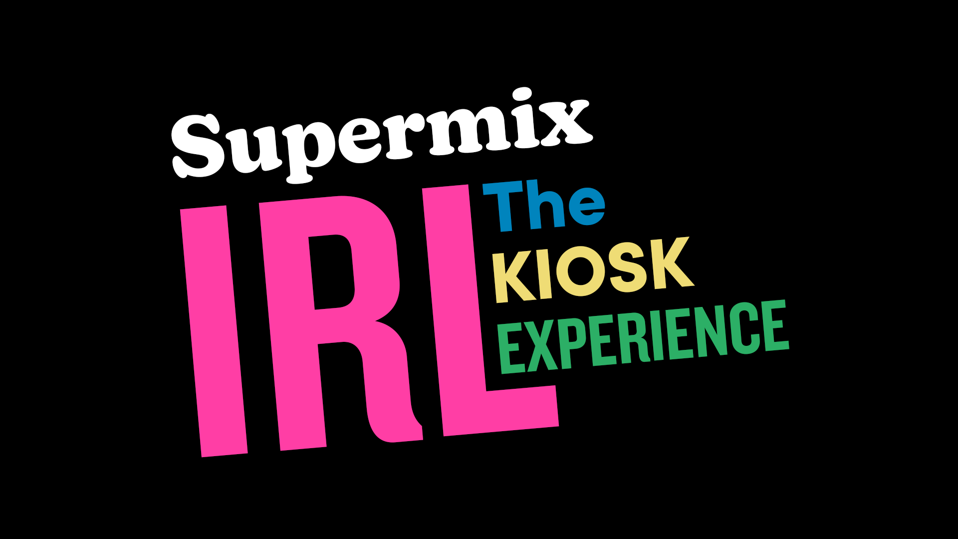 Kiosk Program CS – Supermix Studio